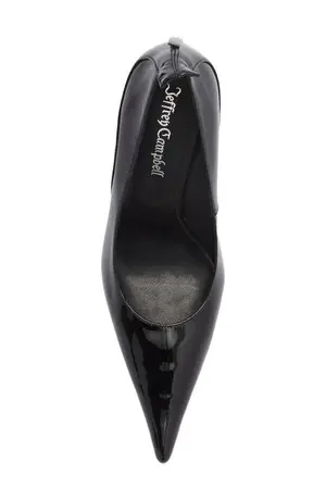 Jeffrey Campbell Pointed-toe Pump - Black Patent