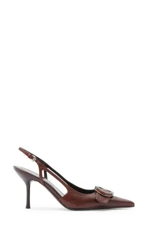 Jeffrey Campbell Hannigan Pointed Toe Slingback Pumps