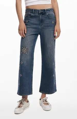 Desigual Full Length Jeans For Women
