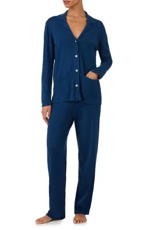 Ralph Lauren Cotton & Cashmere Pajamas - Navy