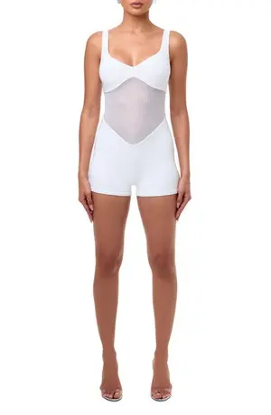 Women's Mesh Rompers