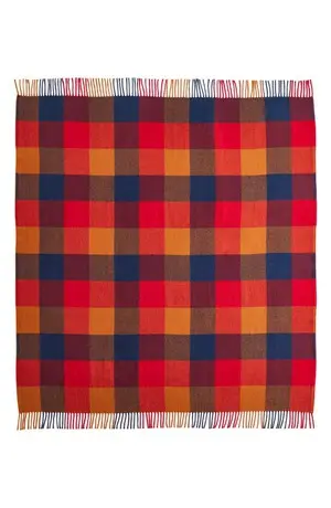 Pendleton Washable Wool Throw Blanket - Copper/red