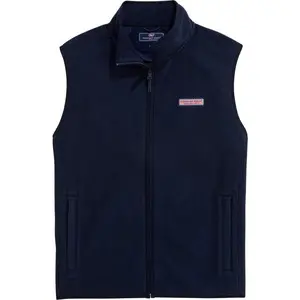 Vineyard Vines Harbor Fleece Vest - Nautical Navy