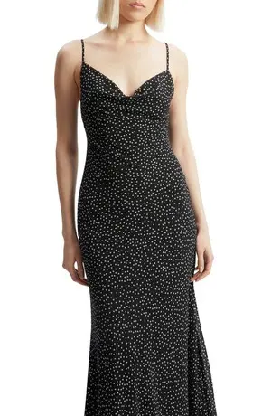 Bardot Monroe Cowl Neck Maxi Dress