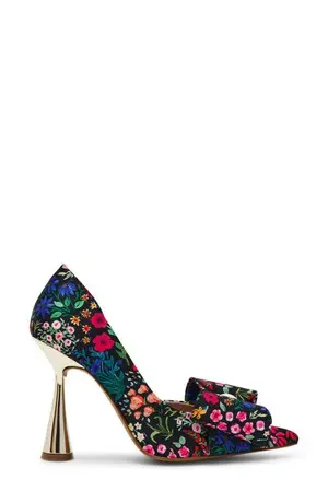 Betsey Johnson Kyliee Half D'orsay Pointed Toe Pumps - Ditsy Floral