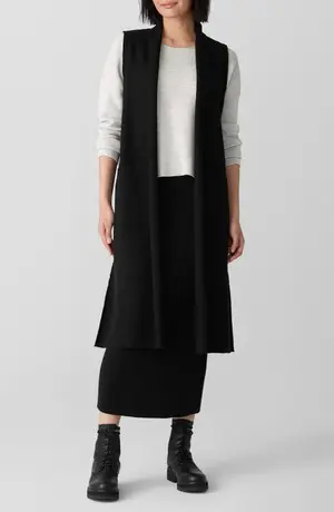 Eileen Fisher Collared Vests For Women
