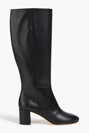 STUART WEITZMAN Celina 60 Leather Knee Boots - Black