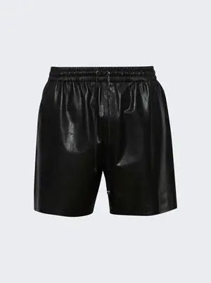 Men's Leather Shorts