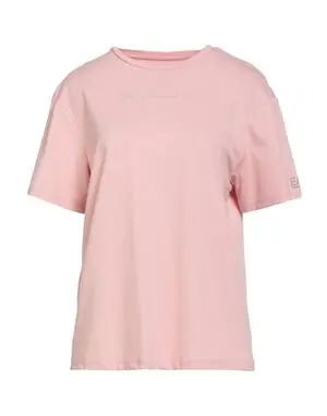 EA7 Jersey T-shirt With Embroidered Logo - Pink