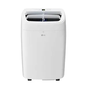 LG 7300 Btu Sacc / 11000 Btu Ashrae Portable Air Conditioner With Lcd Remote - White