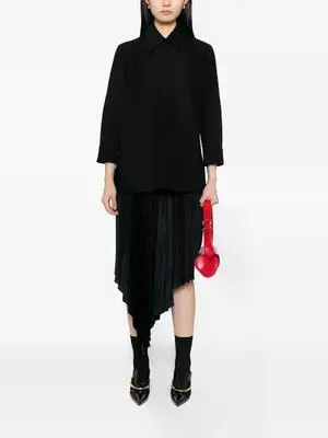 JIL SANDER Wool Collared Top