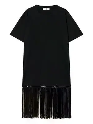 TWINSET Sequin-fringe T-shirt
