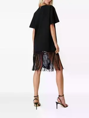 TWINSET Sequin-fringe T-shirt