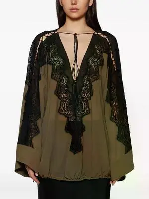 Christopher Esber Lace Paneled Tunic