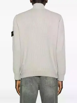 Stone Island Ribbed Turtleneck Sweater
