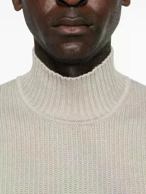 Stone Island Ribbed Turtleneck Sweater