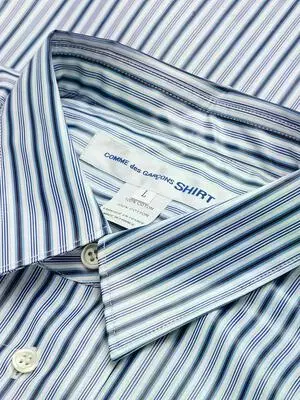 Comme Des Garçons Stripe Cotton Shirt