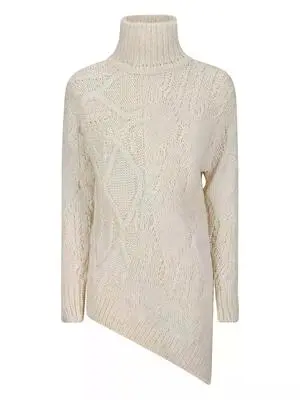 STEFANO MORTARI Cable-knit High-neck Sweater