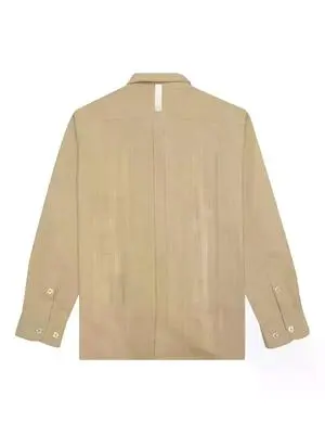 ADVISORY BOARD CRYSTALS Textured Pocket Shirt - Neutrals