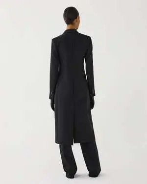 Veronica De Piante Meliha Grain De Poudre Wool Coat