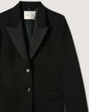 Veronica De Piante Meliha Grain De Poudre Wool Coat
