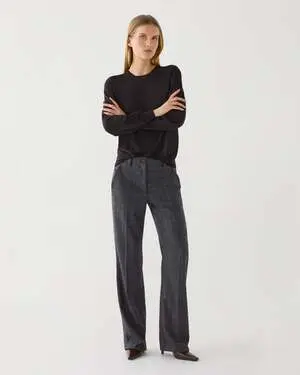 Veronica De Piante Avery Plaid Trousers