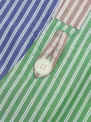Needles Striped Panelled Shirt