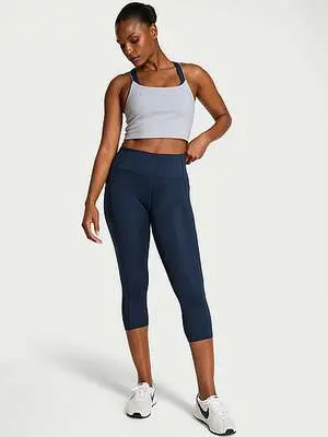 Victoria's Secret Vsx Essential Pocket Capri Legging - Blue