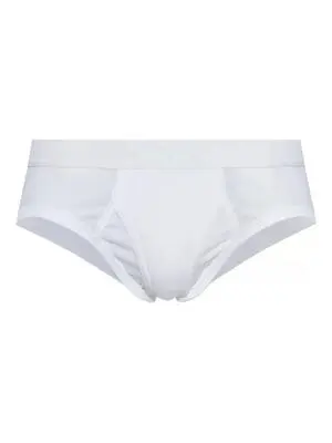 TOM FORD Logo-waistband Briefs - White