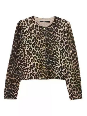 Seventy Leopard-print Button-up Cardigan