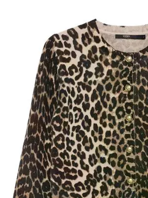 Seventy Leopard-print Button-up Cardigan