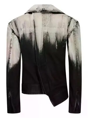 Yohji Yamamoto Ombré Biker Jacket