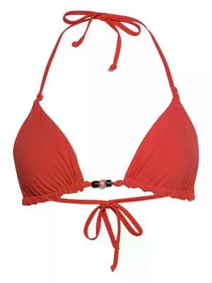 BOUND Triangle Beaded Bikini - Red