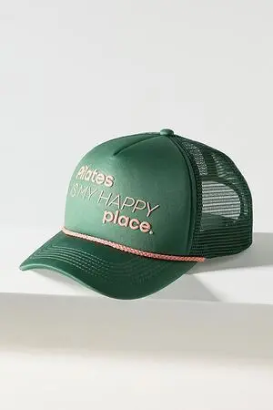 DAILY PRACTICE BY ANTHROPOLOGIE Trucker Hat Pilates Green