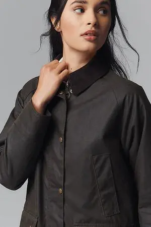 Barbour Acorn Waxed Cotton Jacket - Green