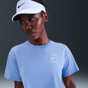 Nike Slam Dri-fit Cropped Tennis T-shirt - Blue