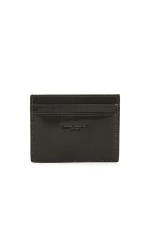 Saint Laurent Credit Card Case In Dark Green - Dark Vineyard