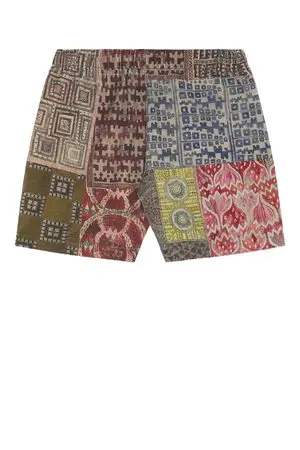 FOUND Watercolor Mosaic Work Shorts