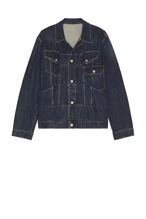 Men's Textured Denim Jackets