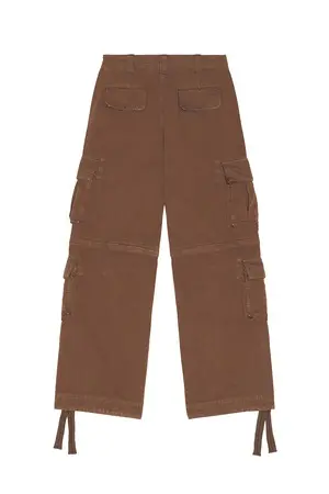 ERL Zip-off Woven Cargo Pants - Brown