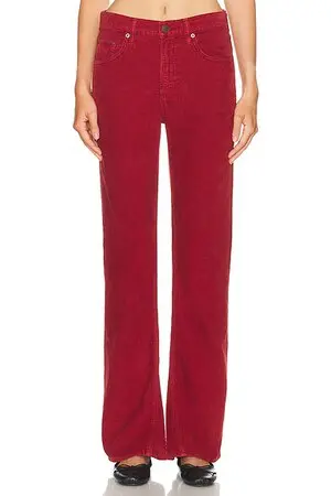 AGOLDE Mid Rise Kick Boot Jeans - Brick