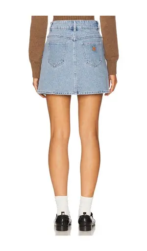 Abrand Denim A-line Denim Skirt