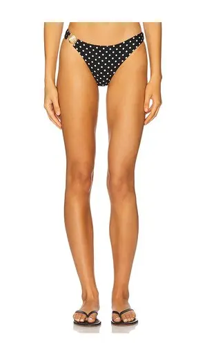 RUNAWAY THE LABEL Tahiti Bikini Bottom - Black Polka