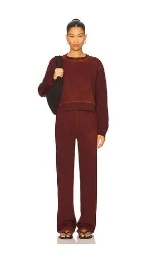 Cotton Citizen Roma Crew Sweatshirt - Red