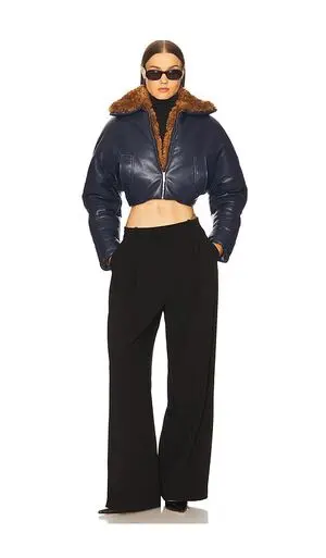 Atlein Cropped Aviator Jacket