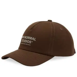 PAS NORMAL STUDIOS Off-race Cotton Cap - Light Brown