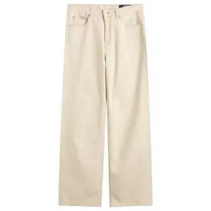 Jacquemus Cotton Hemp Five-pocket Trousers - Light Beige