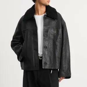Studio Nicholson Shearling Collar Jacket