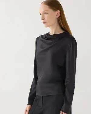 Veronica De Piante Cecilia Stretch Satin Top