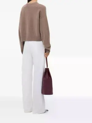 Loulou De Saison Anzor Lds V-neck Sweater - Brown